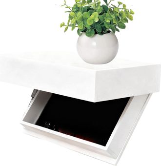 Generic An Der Wand Montierte Regale - Schwebendes Holzdisplay Mit Geheimfach - verf&uuml;gen &uuml;ber diskrete Innenf&auml;cher, die pers&ouml;nliche GeAufbewahrungsregal F&uuml;r W