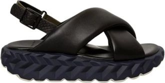 4CCCCees 4Ccccees, Femme, Chaussures, Noir, Taille: 41 EU Sandalo incrocio sportivo