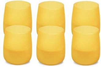 Spaas 6x Citronella Soft Glow Duftkerze, 38 Stunden - hellgelb - Lemon Breeze