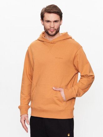 New Balance Sweatshirt MT23565 Orange Relaxed Fit