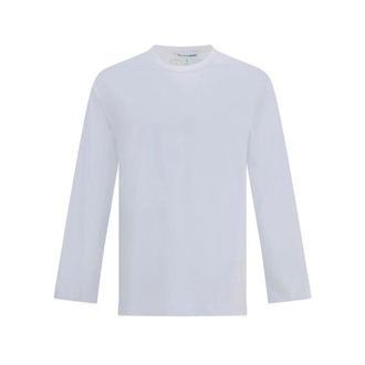 Comme Des Gar&ccedil;ons Langarm T-Shirt mit bedrucktem Logo - - Tops - Herren - Wei&szlig; - M