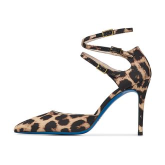 Loriblu Stoff-Pumps mit Riemenverzierungen - - Shoes - Damen - Braun - 36 EU
