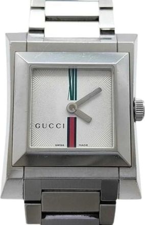 Gucci Montre 111L Pre-owned - Femme - Pre-owned - Blanc - Taille: ONE Size