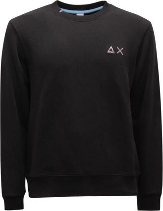 Sun 68 Homme, Sweatshirts et sweats &agrave; capuche, Noir, Taille: S F44103 11 SweaT-shirt rond en coton