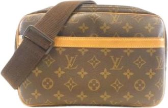 Louis Vuitton Sac bandouli&egrave;re Reporter PM Pre-owned - Femme - Pre-owned - Brun - Taille: ONE Size