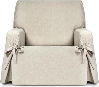 Eysa sofabezug mit Krawatten schmutzabweisender 1 sitzer roh Design Genna