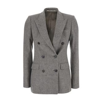 Tagliatore Resca Zweireihiger Blazer - - Jackets - Damen - Grau - S