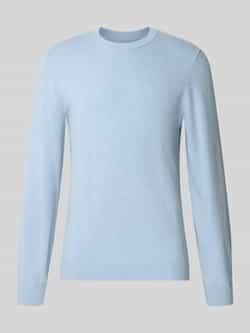 Mc Neal Strickpullover aus Baumwoll-Kaschmir-Mix mit Rundhalsausschnitt
