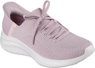 Skechers Femme Ultra Flex 3.0 Elevated Motion, Light Mauve Knit Trim, 41 EU