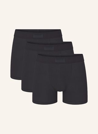 SKIMS Skims 3er-Pack Boxershorts Skims Cotton schwarz