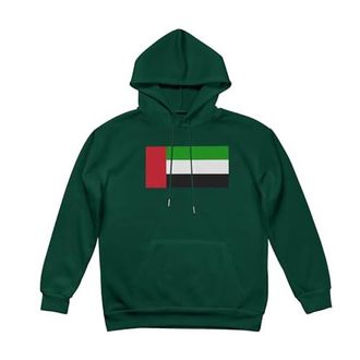 Generic Sweatshirts &Agrave; Capuche Femmes Doublure Polaire Imprim&eacute; Graphique Arabes Unis Drapeau Pull Hoodie Hauts Streetwear Vintage Pull De D&eacute;tente Athleisure du