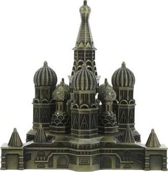 BESPORTBLE DECHOUS Russisches Wahrzeichen Geb&auml;udemodell Aus Legierung Detailgetreue Miniatur Kremlin Statue Als Schreibtisch Deko Langlebige Architekturfigur F&uuml;r