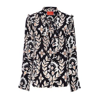 La DoubleJ Ascot Shirt - - Blouses & Shirts - Damen - Mehrfarbig - XL