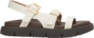 Estro & Luminara Femme, Chaussures, Beige, Taille: 39 EU Sandales Plates