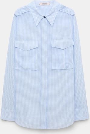 Dorothee Schumacher Bluse aus Seide-Viskose Mix mit Vichy-Print