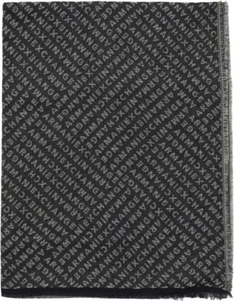 A|X Armani Exchange unisex, Accessoires, Noir, Taille: ONE Size Scarf