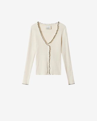 Isabel Marant Cardigan Izae - Femme - Écru - Taille 34 - Isabel Marant