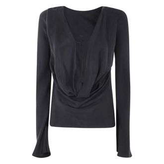 By Malene Birger Schickes Laura Top - - Tops - Damen - Schwarzk - S