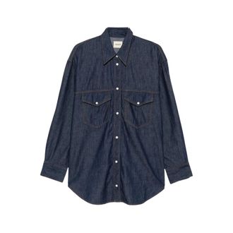 Khaite Damen, Blusen & Hemden, Blau, SGr&ouml;&szlig;e