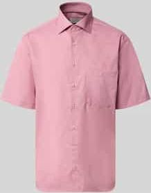 Eterna Relaxed Fit Business Hemd aus Lyocell-Mix