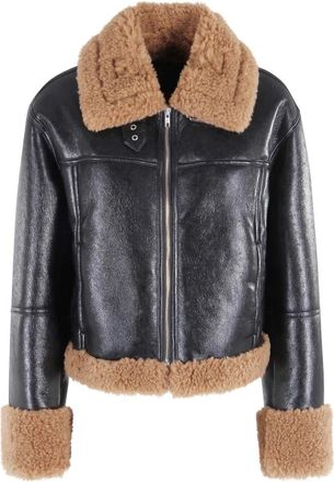 Stand Studio Stand Studio, Damen, Jacken, Schwarzk, 2XSGröße