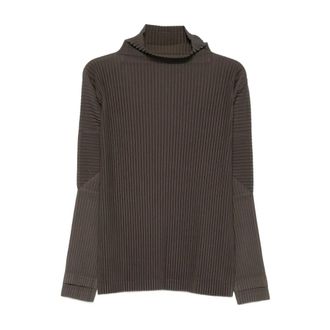 Issey Miyake Herren, Strickwaren, Gr&uuml;n, MGr&ouml;&szlig;e