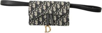 Dior Sac banane en toile Pre-owned - Femme - Pre-owned - Bleu - Taille: ONE Size