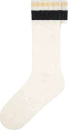 Autry Jacquard-Streifensocken - - Underwear - Herren - Wei&szlig; - M