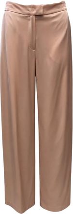 Maliparmi Maliparmi, Femme, Pantalons, Rose, Taille: 36 FR Pantalon Satin&eacute; &agrave; Taille &Eacute;lastique