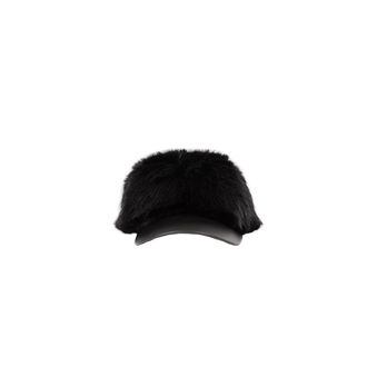 Comme Des Gar&ccedil;ons Faux Fur Baseball Hat