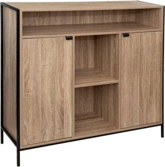 5five Simply Smart Five Simply Smart - Buffet 2 Portes & 6 Niches Aliaj 114cm Beige