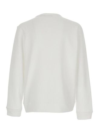 Polo Ralph Lauren Mens Crewneck Sweatshirt, White Cotton Sweatshirts Sweater