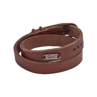 Fossil Armband F&uuml;r M&auml;nner Heritage, L&auml;nge: 450mm, Breite: 17mm Braun Lederarmband, JF04127200