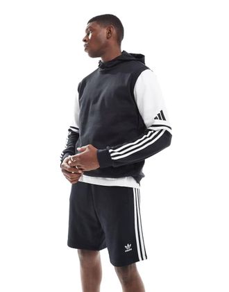 adidas adidas Football - Squadra 25 - Sweat &agrave; capuche - Noir/blanc