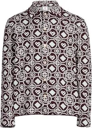 Casablanca Chemise col classique &agrave; motif en coton