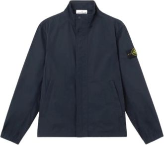 Stone Island Homme, Vestes, Bleu, Taille: L Manteaux