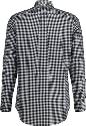 GANT Gant Herren REG POPLIN Gingham Shirt Klassisches Hemd, Black, Standard