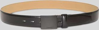 Calvin Klein Lederg&uuml;rtel mit Koppelschnalle