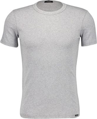 Tom Ford Homme, Tops, Gris, Taille: XL T-shirt &agrave; col rond