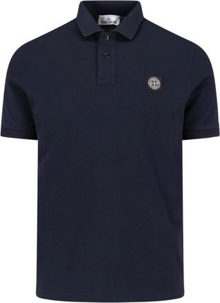 Stone Island Logo Polo Shirt