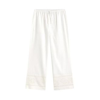 Thinking Mu Mariam Hose - - Trousers - Damen - Wei&szlig; - L