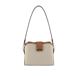 Pourchet Femme, Sacs, Beige, Taille: ONE Size Cavalcade Lin - Sac bandouli&egrave;re MM