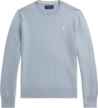 Polo Ralph Lauren unisex, Sweatshirts et sweats &agrave; capuche, Bleu, Taille: L Long Sleeve Round Neck Sweater