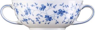 Arzberg Form 1382 Suppentasse, Obertasse, Suppen Tasse, Suppenschale, Blaubl&uuml;ten, Porzellan, 300 ml, 41382-607671-10422