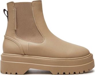 Tommy Hilfiger Klassische Stiefeletten Chelsea FW0FW08162 Beige