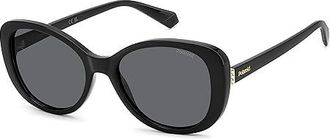 Polaroid Pld 4154/s/x 807/M9 BLACK Sunglasses Women Polycarbonate, Standard, 55