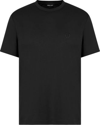 Giorgio Armani Homme, Tops, Noir, Taille: XL Uc001 Black Beauty T-Shirt
