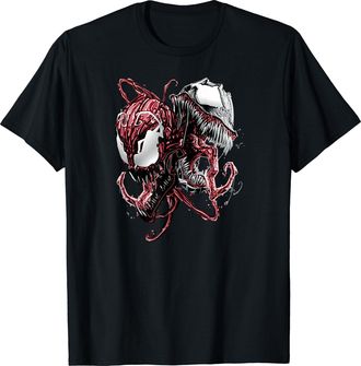MARVEL Carnage And Venom Side By Side Portrait T-Shirt