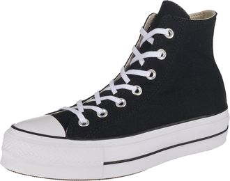 Converse Chuck Taylor All Star Lift Canvas Hi Sneaker Damen Schwarz - 35 - Sneaker High Shoes