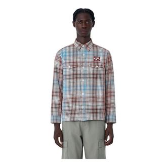 Human Made Homme, Chemises, Multicolore, Taille: XL Chemise à Carreaux à Boutons